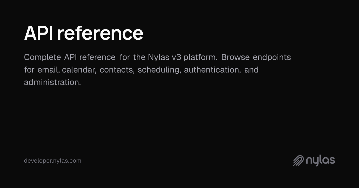 API Reference | Docs